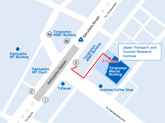 Location - Tokyo Office | JTTRI / Japan Transport and Tourism Research ...
